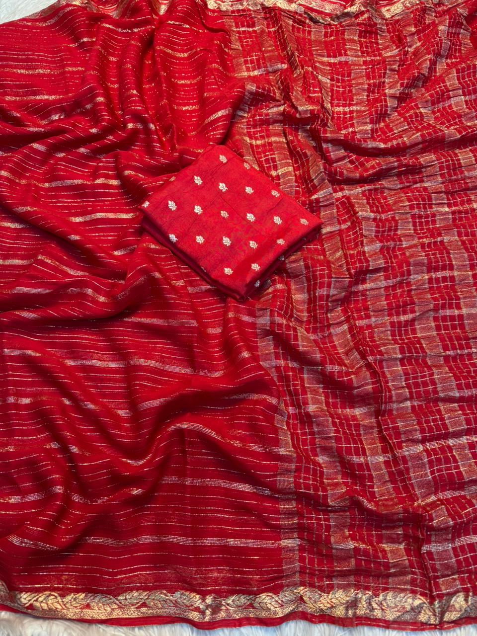 Adorable Party Wear Pure Viscose Jacquard Design n Border Fancy Design ...